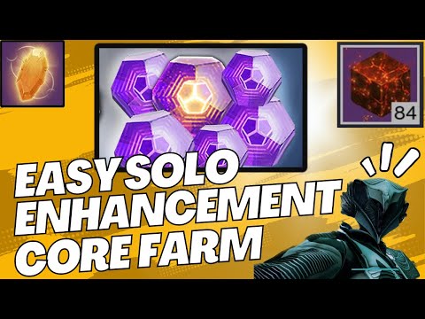 Quick solo enhancement core farming (season of defiance)