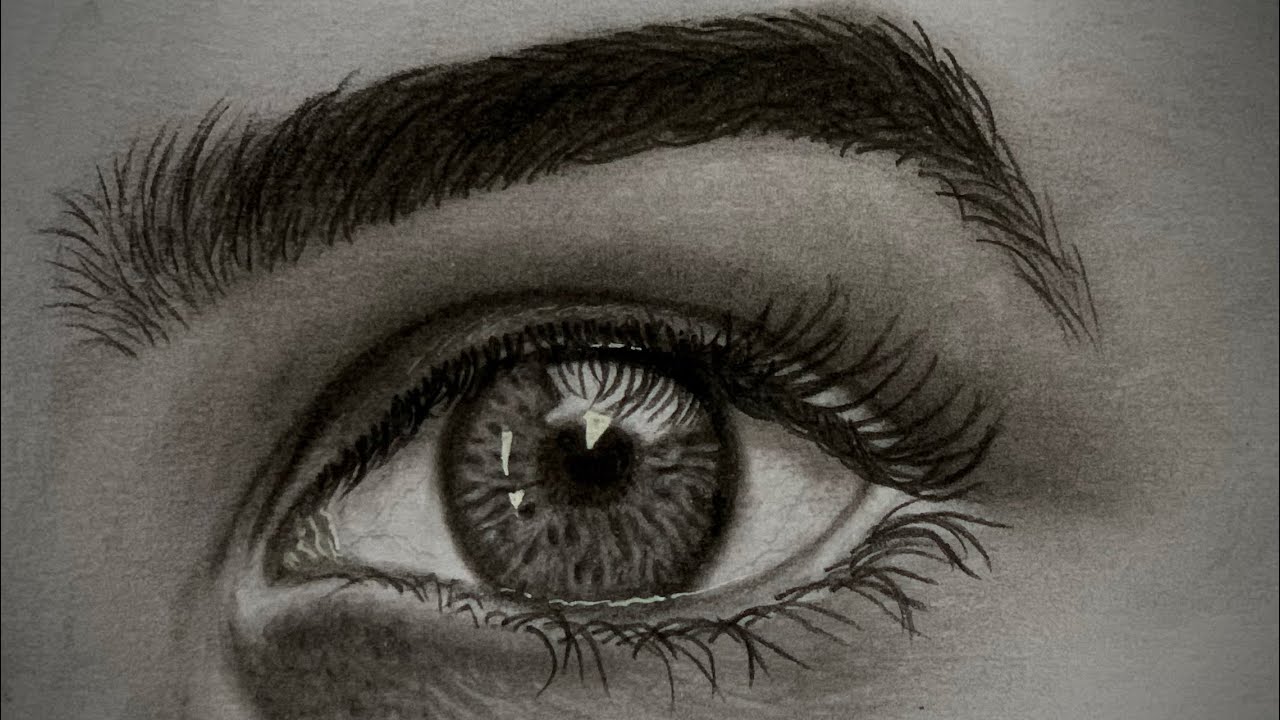 Drawing a Realistic Eye: Step-by-Step - YouTube