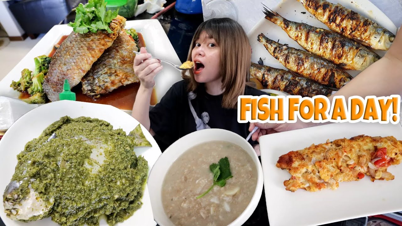 EATING FISH FOR 24 HRS. | NATINIK AKO! - YouTube