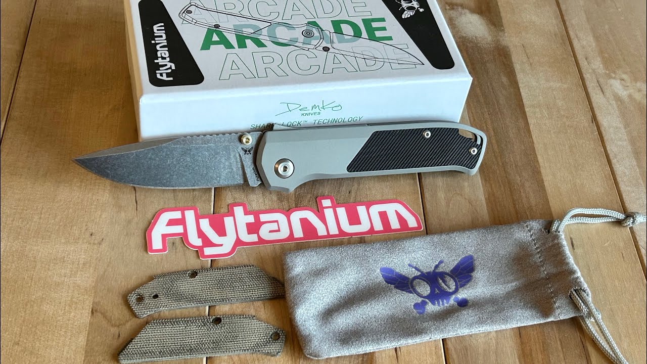 Unboxing - Flytanium Arcade Aluminum 🕹️with Demko Shark Lock! 🦈 - YouTube