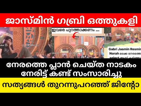 BIGG BOSS MALAYALAM SEASON 6 | JINTO | JASMINE JAFFAR | GABRI | NORAH ...