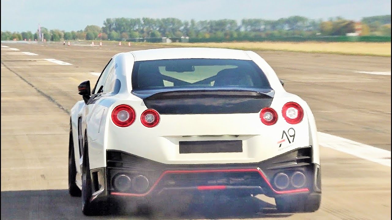 1400 HP Nissan GT-R - Zero To 315 km/h Acceleration, 14.9 sec. 1/2 Mile ...