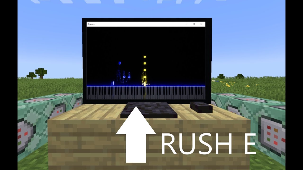 Rush E Playable in Minecraft - YouTube