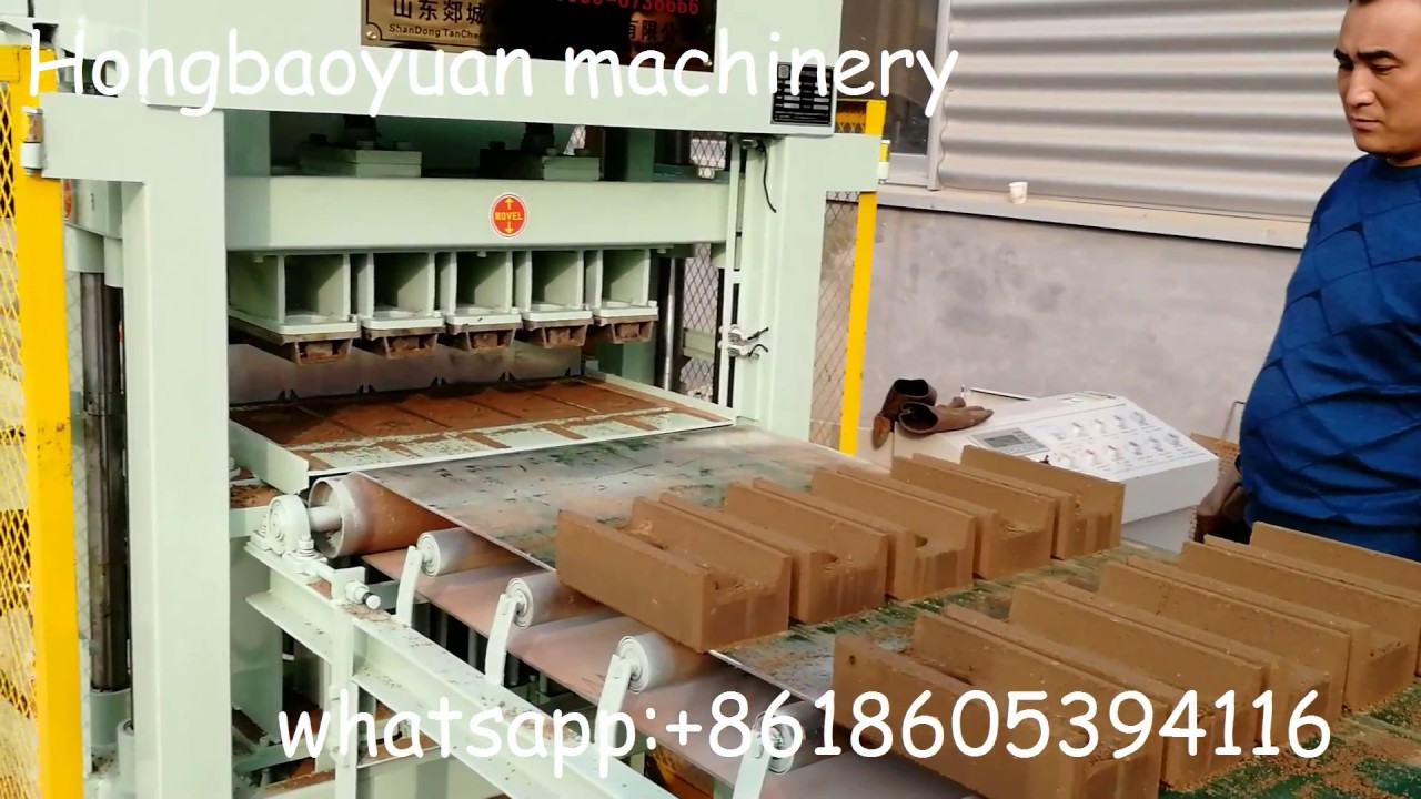 mesin pembuat batu bata yang saling mengunci hby4-10 super soil interlock brick making machine ...