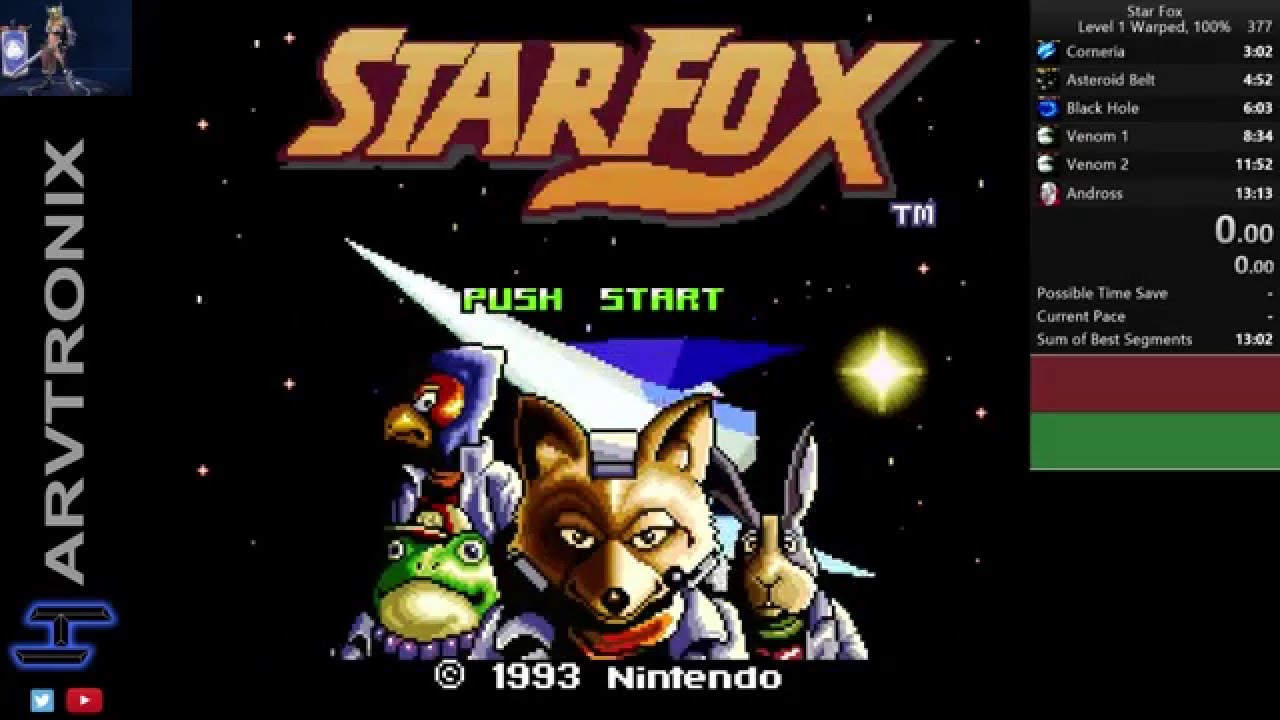 Star Fox SNES Speed Run 13:12 - YouTube