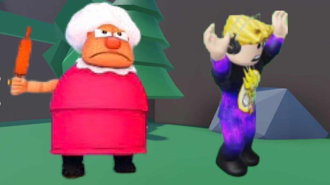 ROBLOX GRANDMA VISIT STORY - YouTube
