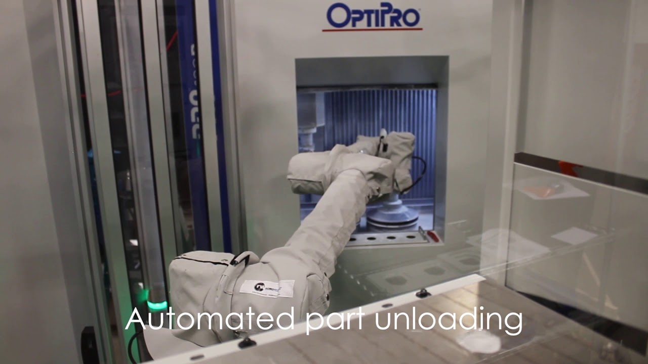 Automated Manufacturing Cell for Spherical Optics - YouTube