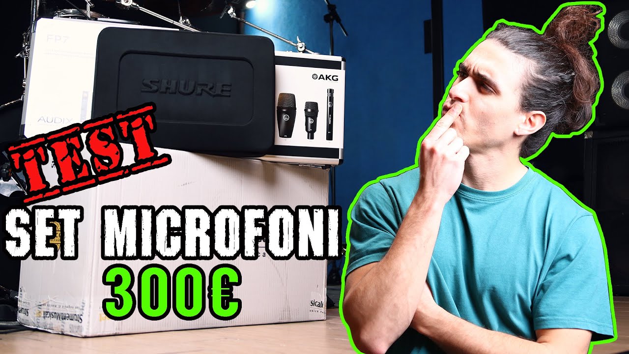 QUALE SET di microfoni per batteria scegliere? con StrumentiMusicali ...