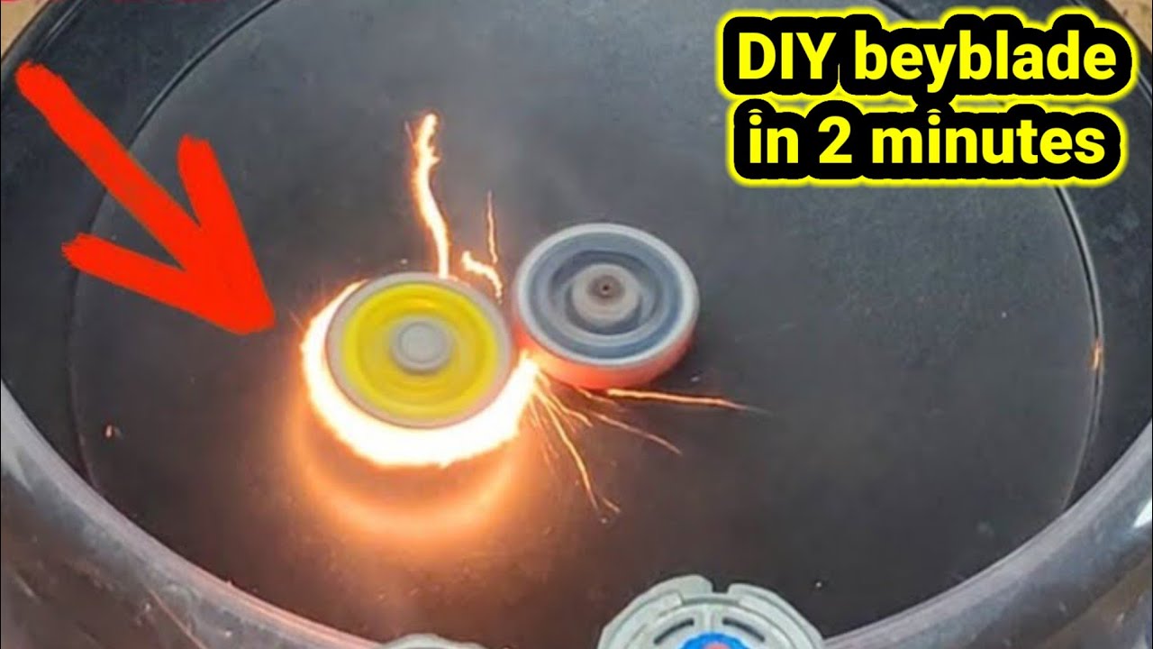 DIY Beyblade , how to make Beyblade in 2 minutes, Beyblade, Beyblade ...
