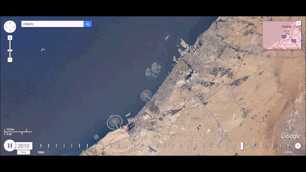 Dubai - Urban Sprawl Time Lapse - YouTube
