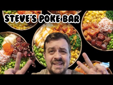 STEVE'S POKE BAR #POKE #HAIWAN #MUKBANG - YouTube