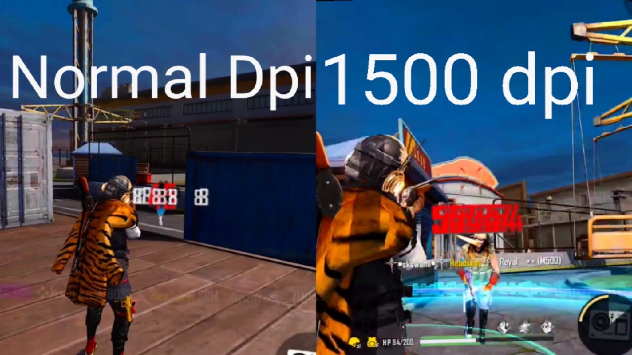 Normal Dpi vs 1500 bpi please support me 🥺🥺🥺 - YouTube