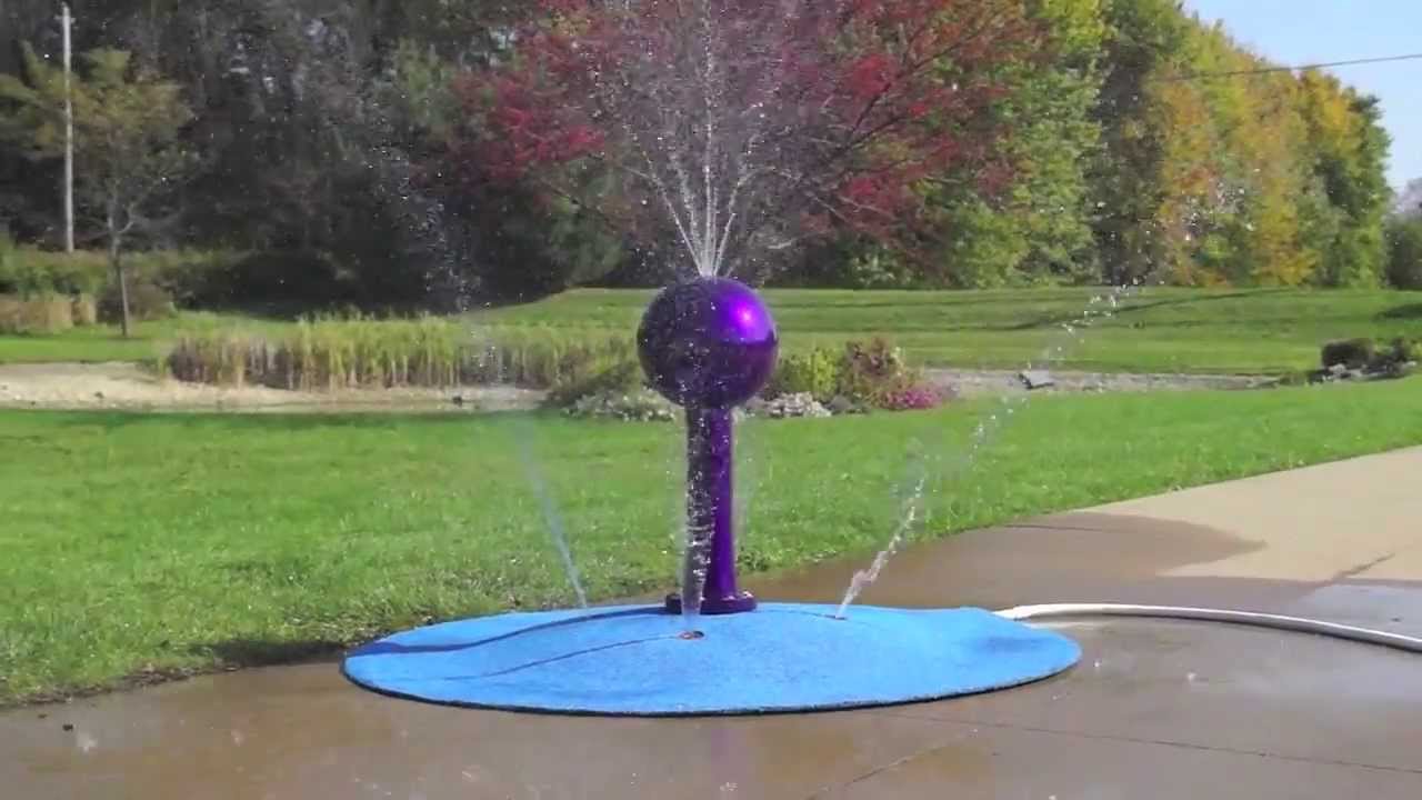 My Portable Splash Pad: Purple Lollipop with 6' Portable Splash Pad ...