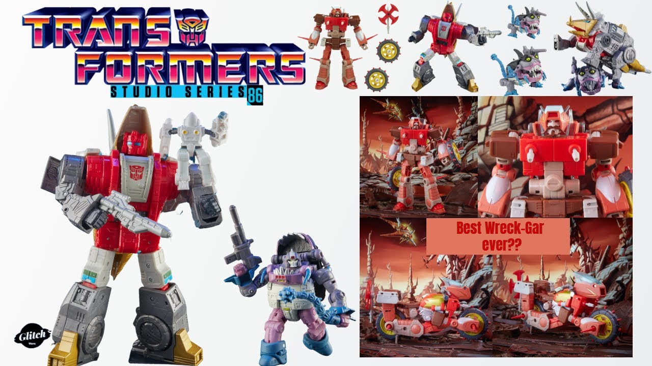 Transformers Studio Series 86 Wreck Gar, Gnaw & Slag Revealed - YouTube