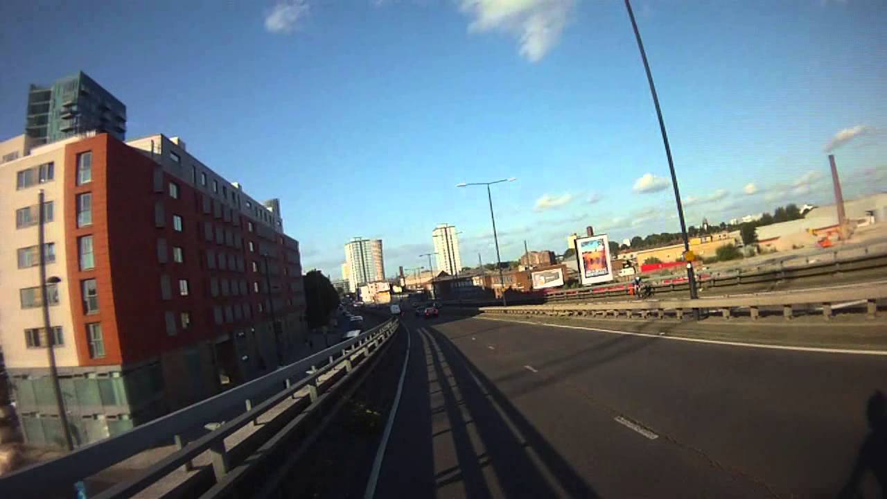 Bow Roundabout - 18th June 2014 - PM- taking the flyover - YouTube