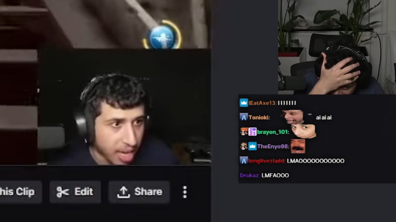 humzh reacts to himself stuttering, then stutters again - YouTube