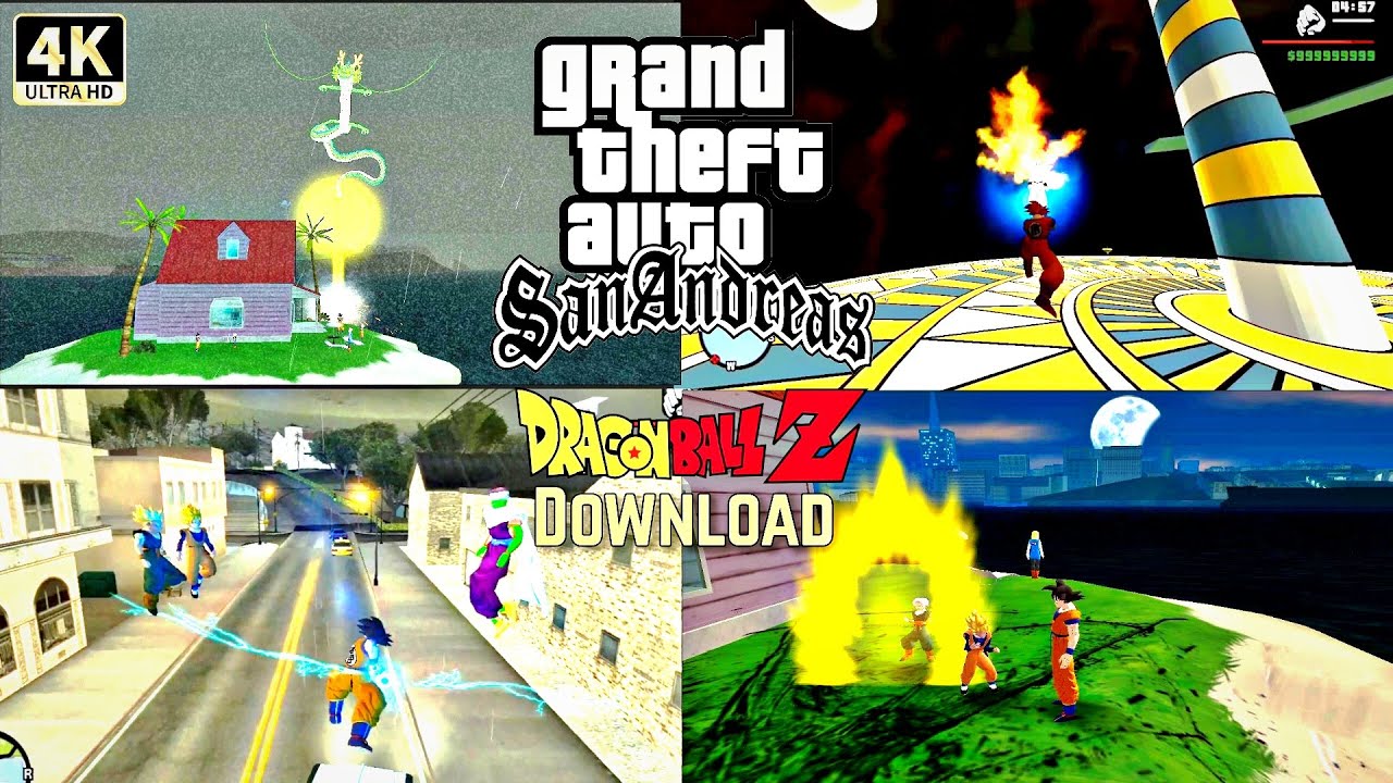 Dragon Ball Z Mod v1 Download 2025 GTA San Andreas Android and PC Story ...