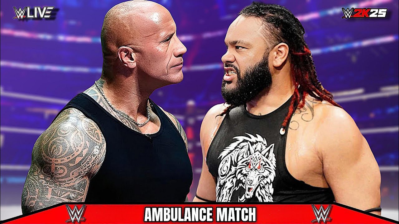 FULL MATCH: The Rock vs Jacob Fatu At. SMACKDOWN LIVE 2025 - YouTube