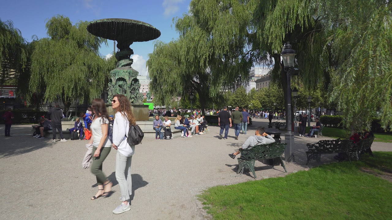 Sweden, Summer walk in Stockholm, August 2019 - YouTube