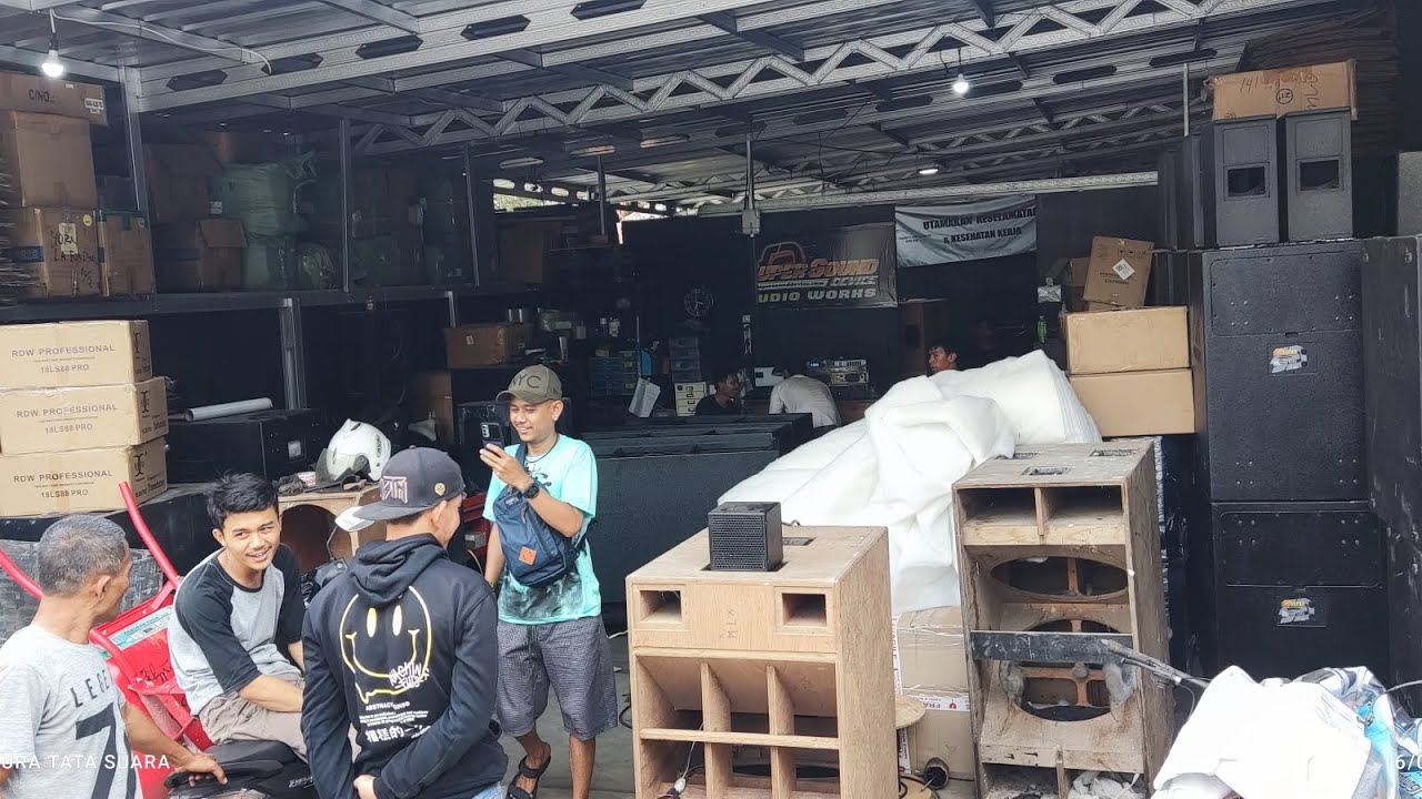 super sound device mesin laser cut baru.. produksi box array semakin ...