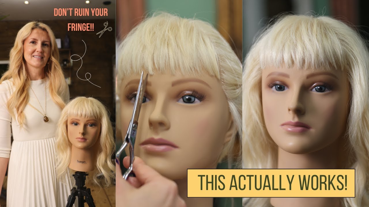 This is the ONLY choppy fringe tutorial you'll ever need - YouTube