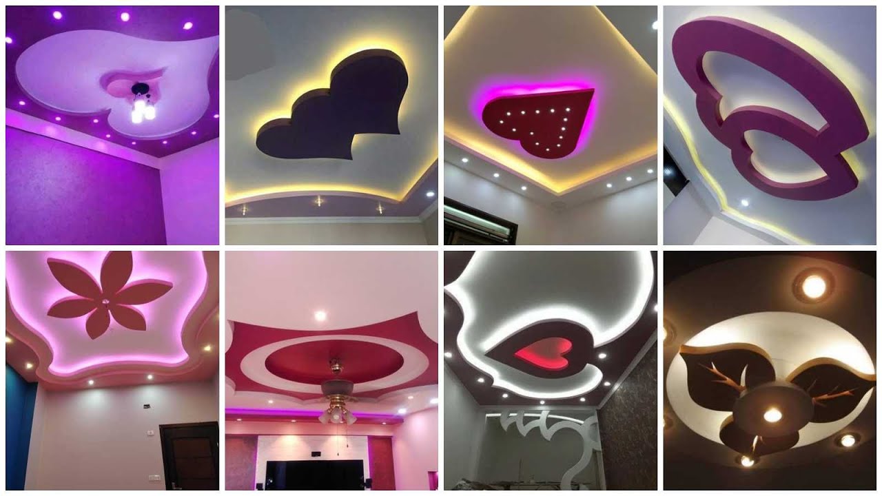 TOP 100 Romantic Bedroom Heart Shaped False Ceiling/POP Design for ...
