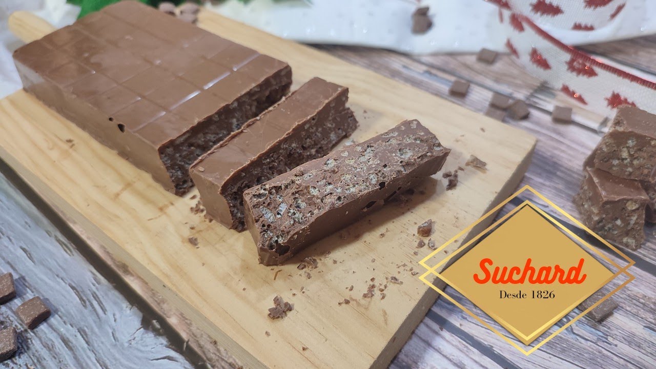 TURRÓN DE CHOCOLATE, estilo Suchard, es un vicio...con Mambo!! - YouTube