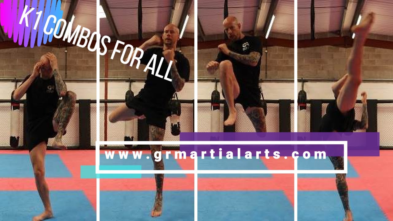 k1 kickboxing combos - YouTube