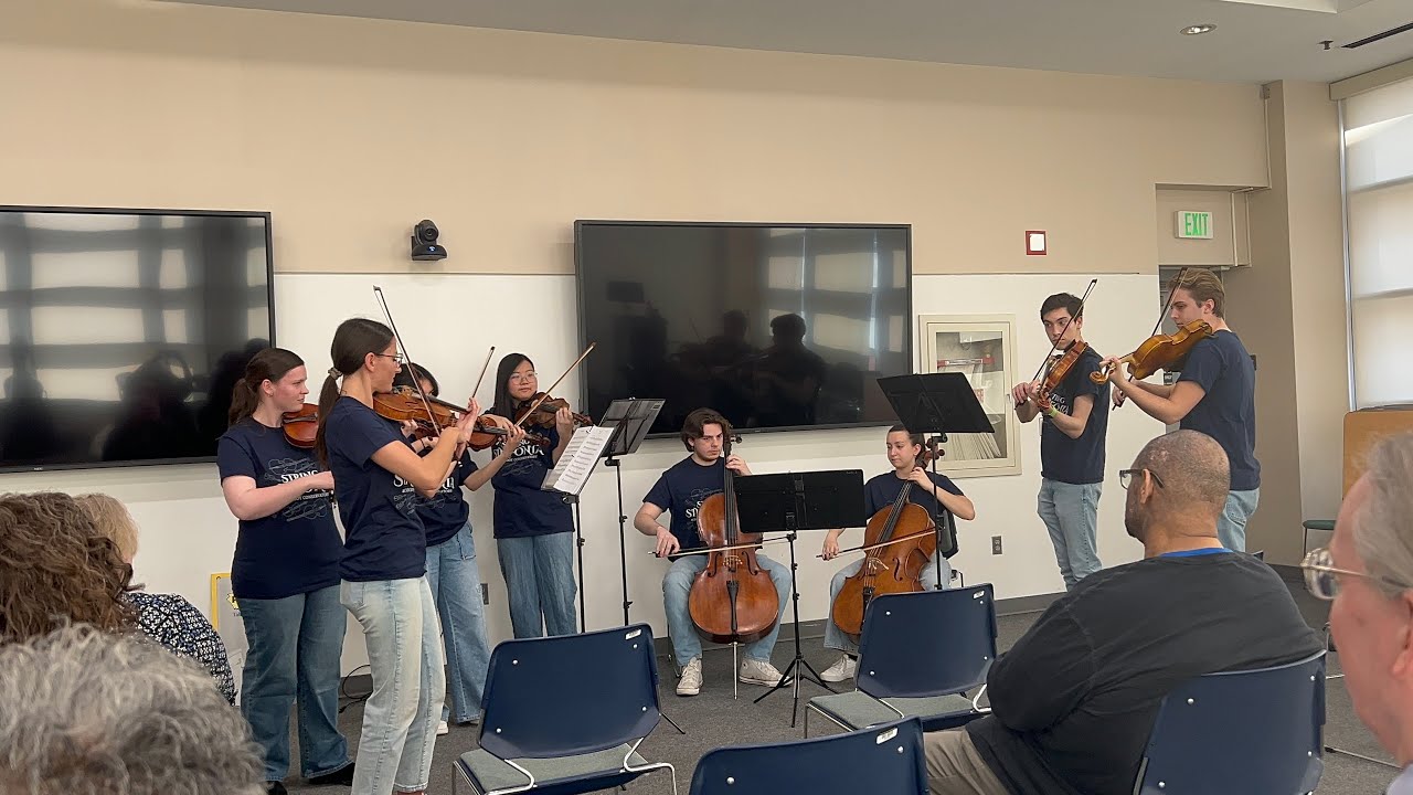 Peabody String Sinfonia, LBPD Visit 2025 - YouTube