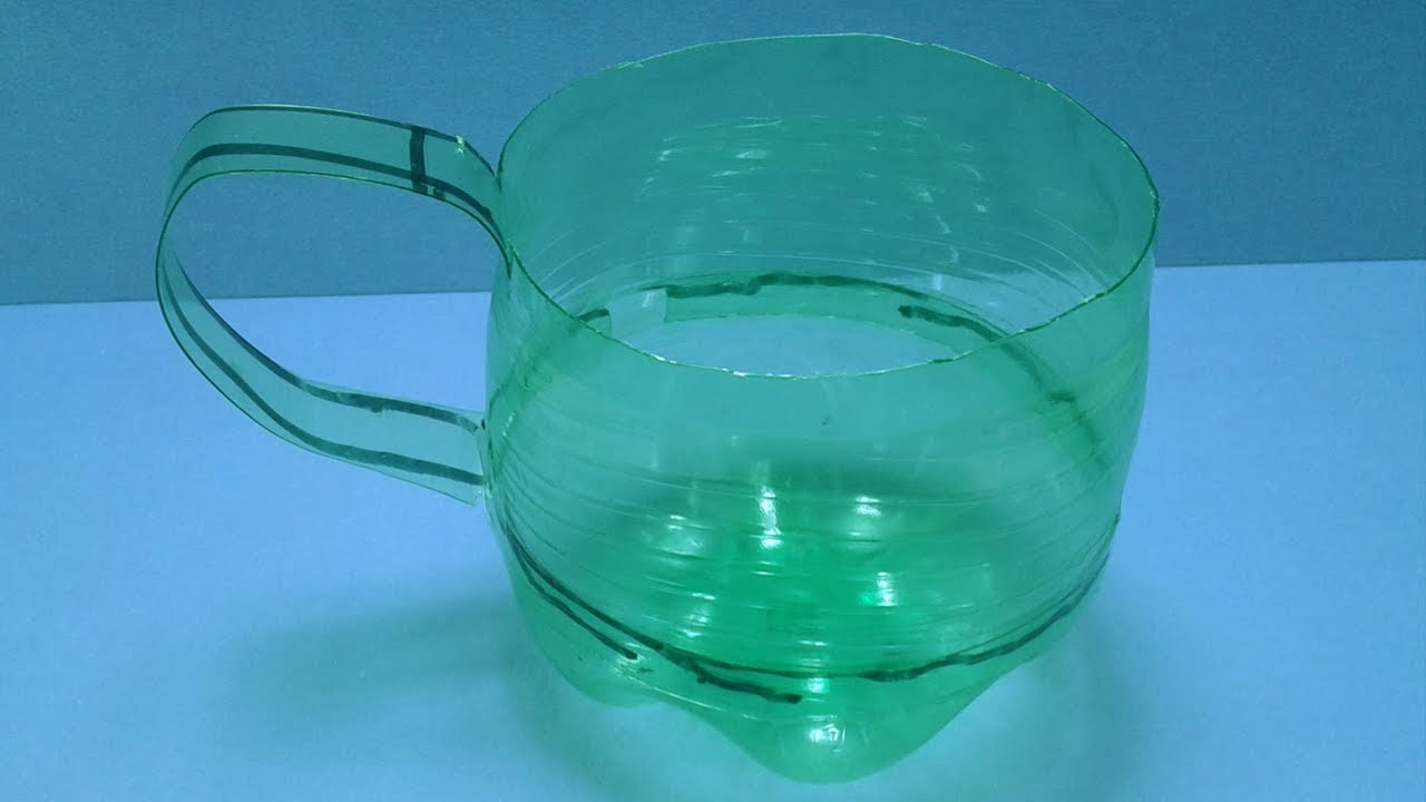 How to make Mug form recyled plastic Bottles? diy hacks. - YouTube