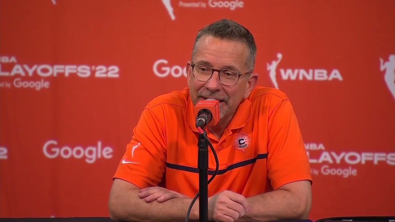 Coach Curt Miller After Losing Game 3 Of Semifinals | WNBA Playoffs ...