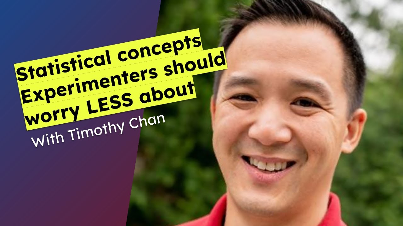 A/B Testing Statistics issues CROs should ignore with Timothy Chan ...