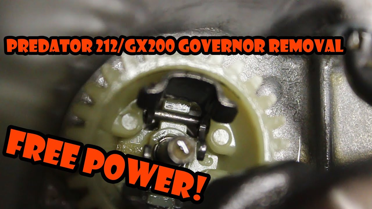 How To Remove Predator 212cc/GX200 Governor *DETAILED* - YouTube