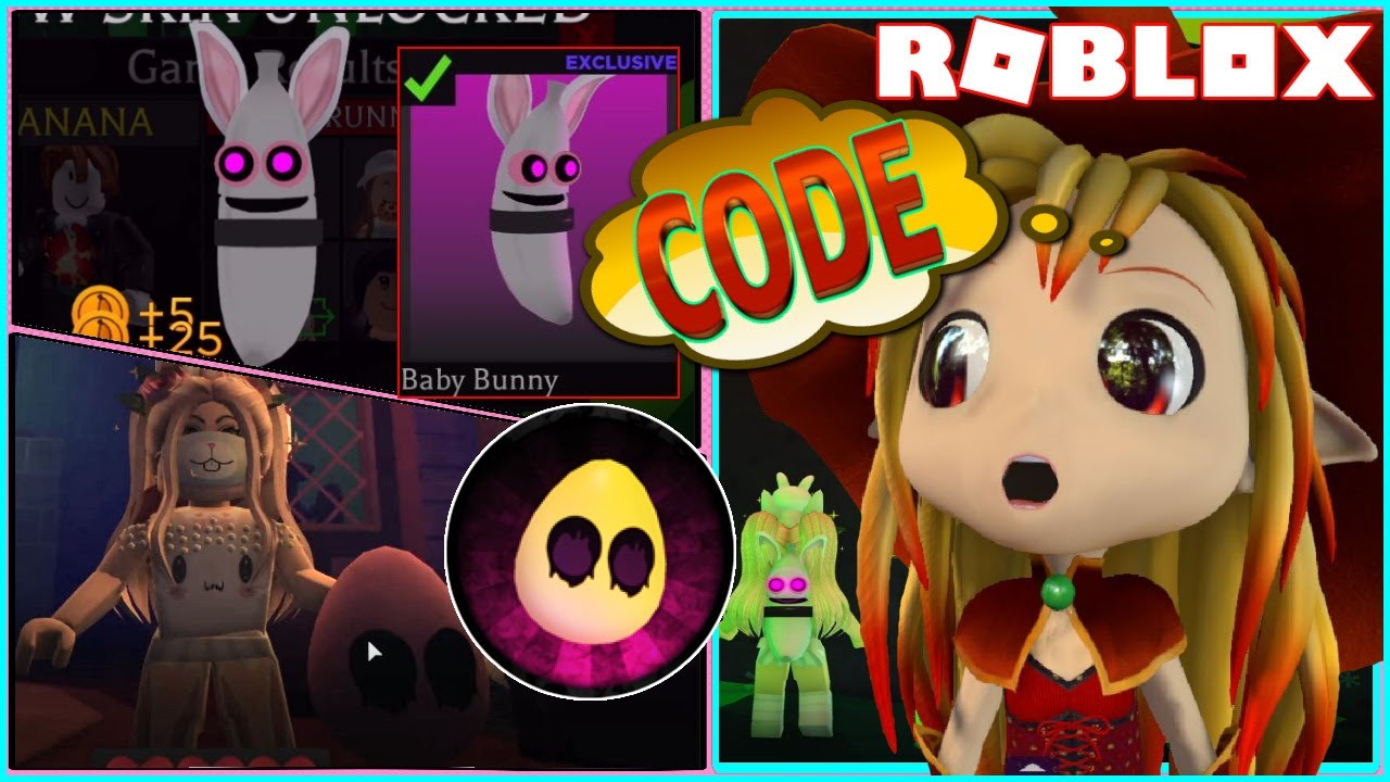 🐰 CODE! GETTING SURPRISE HATCHING BADGE and BABY BUNNY BEACON! ROBLOX ...