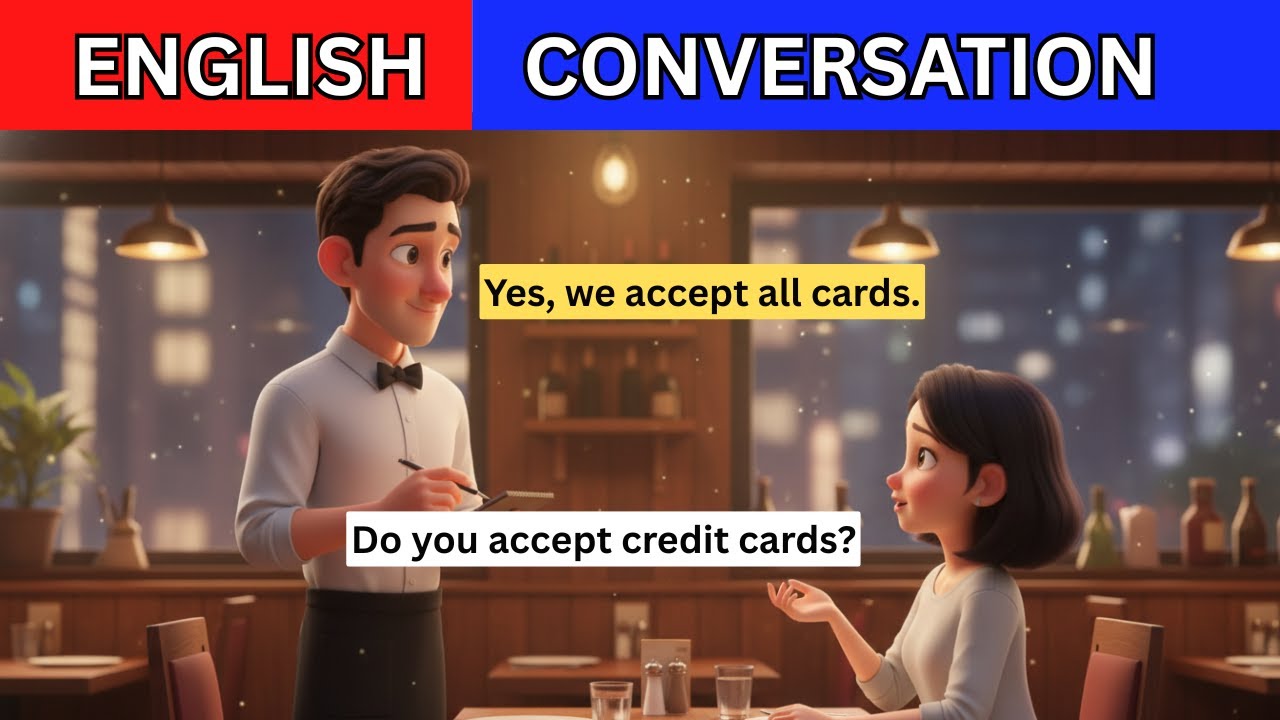 100+ English Speaking Sentences | Ordering Food at a Restaurant (A2 ...