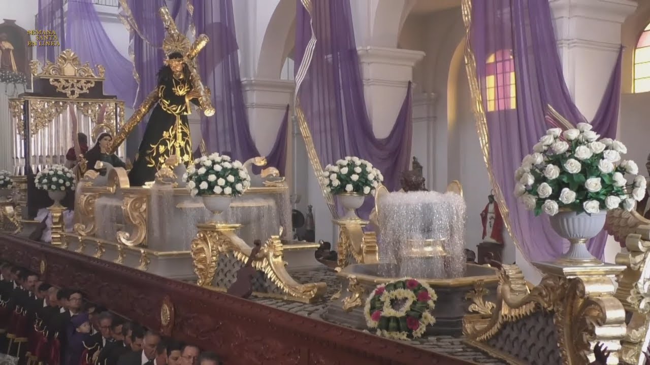 Jesús DEL RESCATE SALIDA Miércoles Santo 2024 Templo de Santa Teresa ...