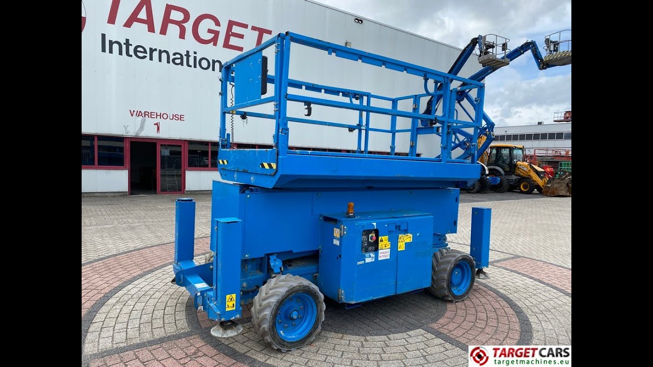 781543 GENIE GS-4069DC ELECTRIC SCISSOR WORK LIFT GS4069 W/JACKLEGS ...