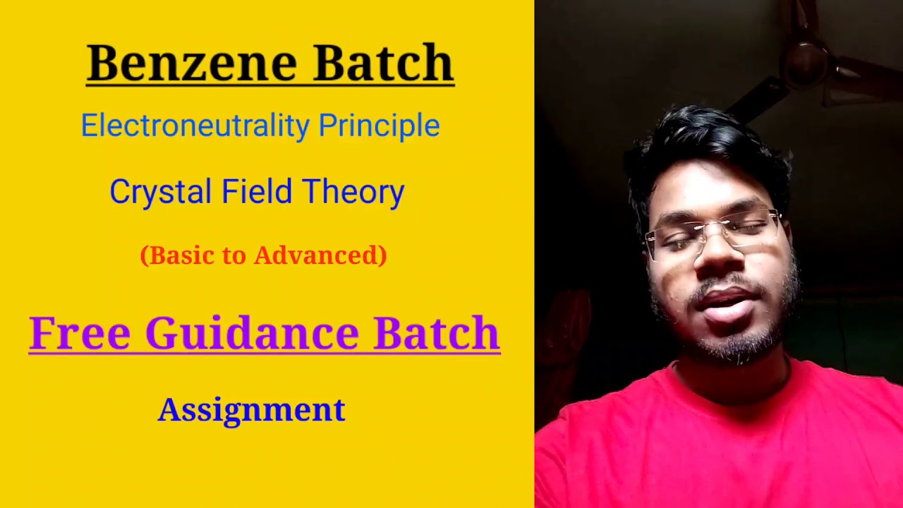 #3Mtalk - Electroneutrality Principle, CFT, Assignment - Easy Chemics ...