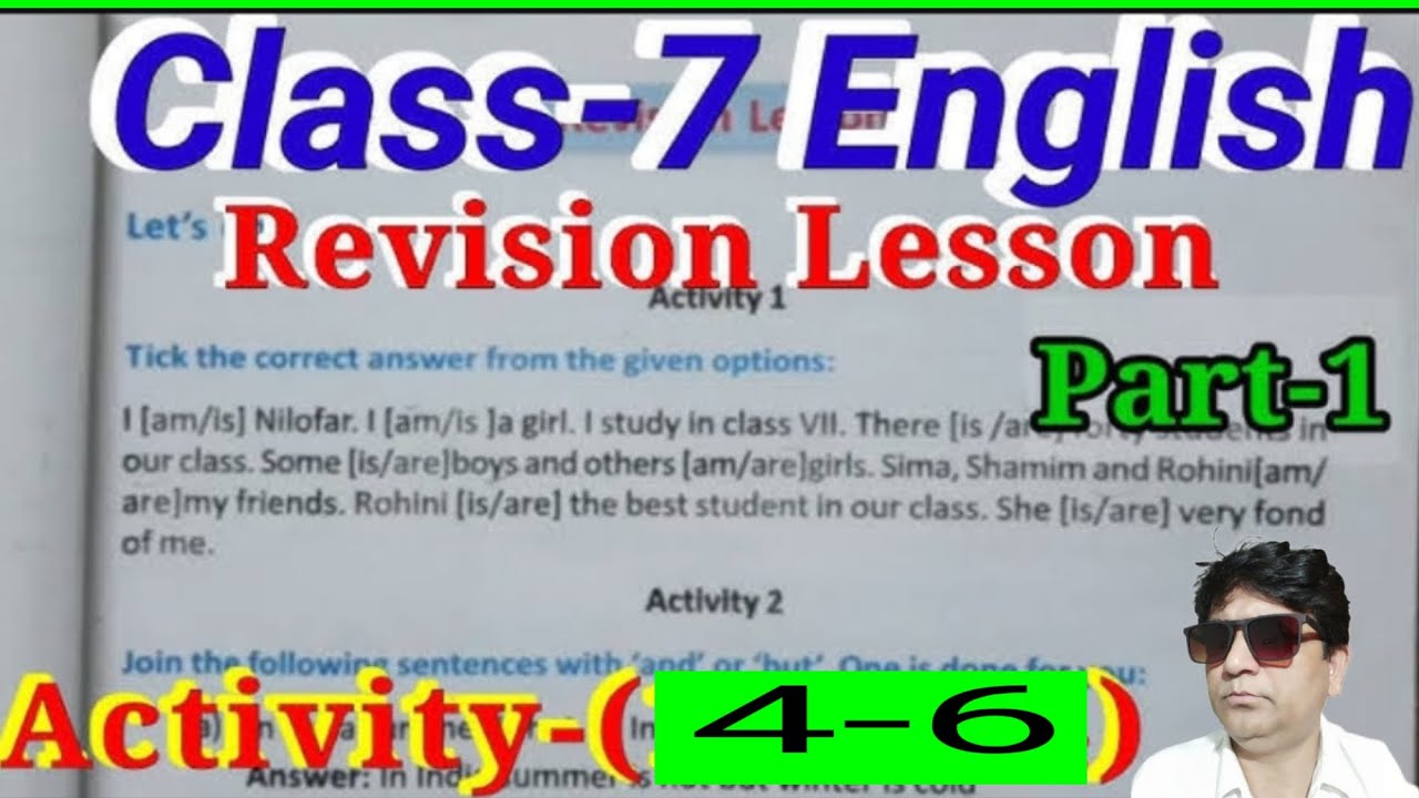 English textbook class 7 Activity 4 to 6 বাংলায় প্রশ্নোত্তর অনুবাদ ...