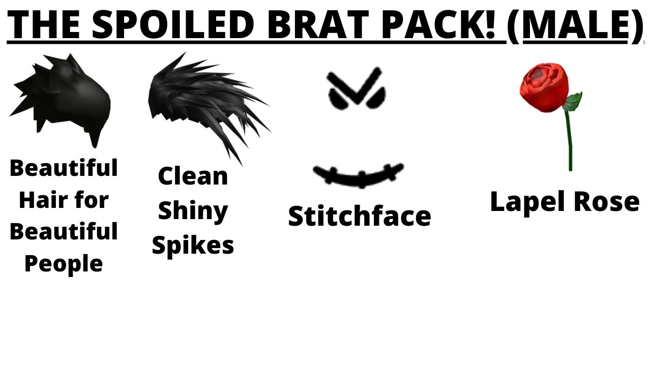 Spoiled Brat Starter Pack! (Male Edition) [SLENDER, ROGANGSTER] - YouTube