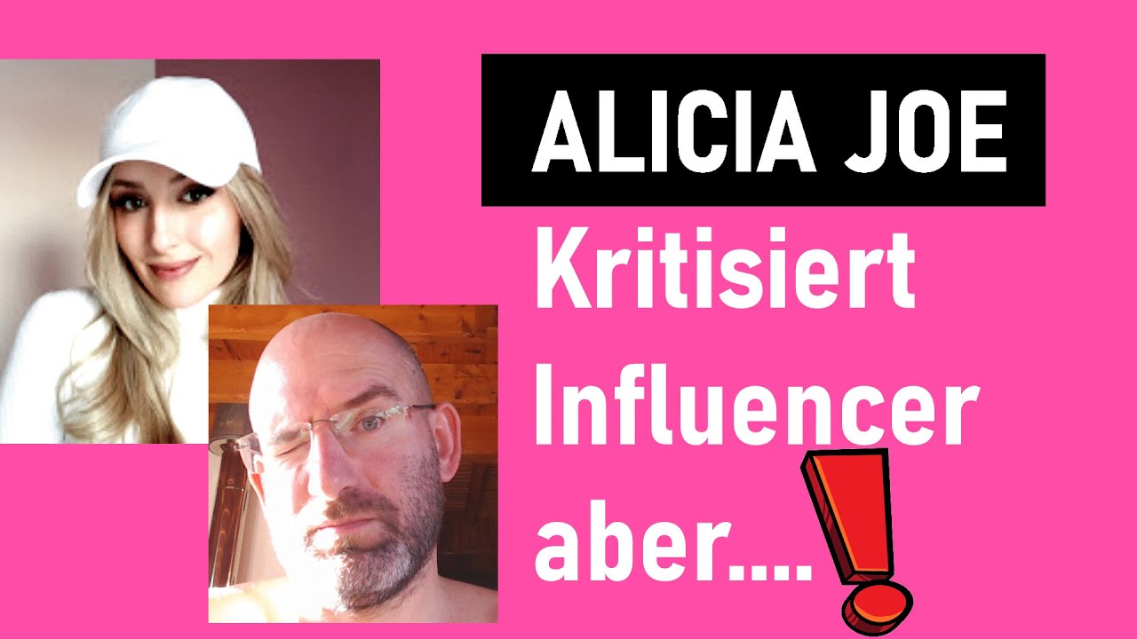 Alicia Joe kritisiert Bibi & Influencer aber... - YouTube