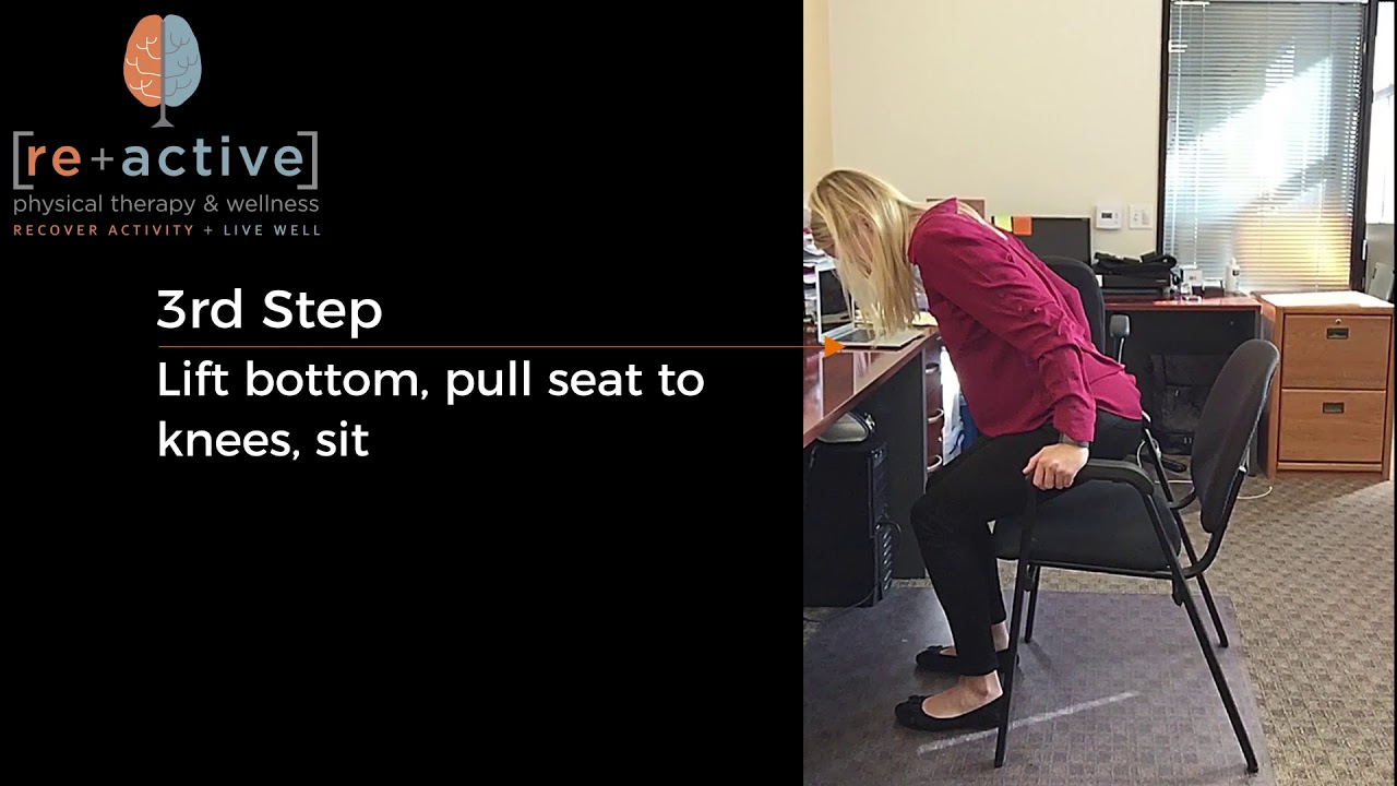 scooting into a table - YouTube