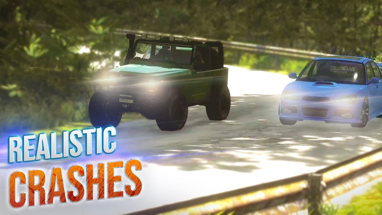 BeamNG Drive Realistic Crashes #4 - YouTube
