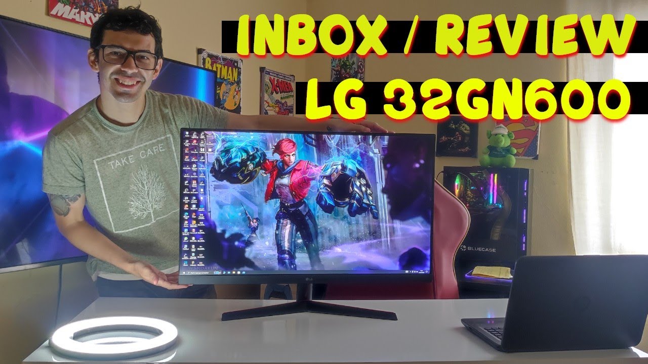 UNBOXING / REVIEW - Meu Monitor Gamer LG 32GN600 - MONITOR 2K 165HZ ...