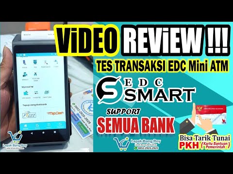 TES Santuy MESIN EDC SMART Mini ATM untuk GESEK Kartu PKH 😇 || LAPAK ...