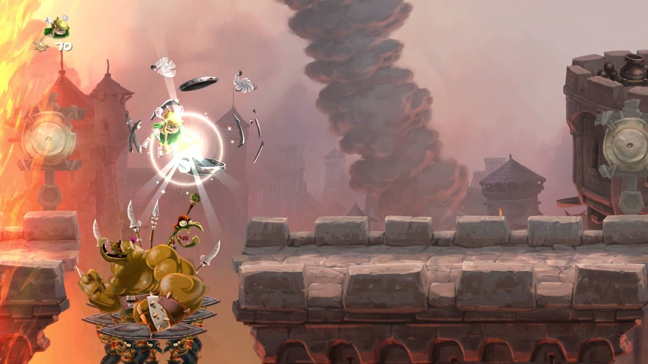 Rayman Legends castle rock - YouTube