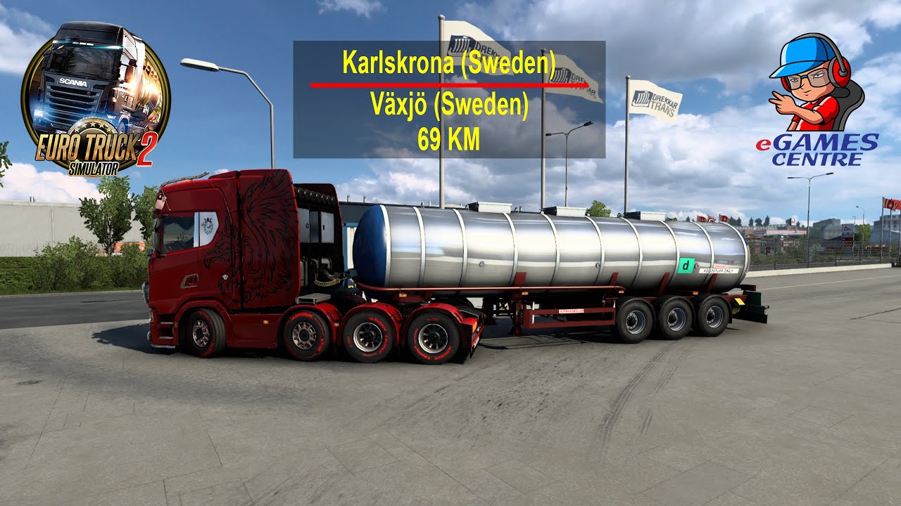 ETS2 l Drekkar Trans (Sweden to Sweden) | 69 KM | Euro Truck Simulator ...
