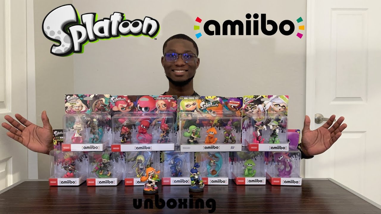 Unboxing (Almost) Every Splatoon Amiibo - YouTube