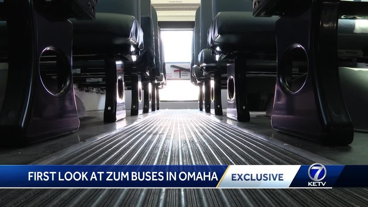 A look at the first Zum school bus in Omaha ahead of the next school ...