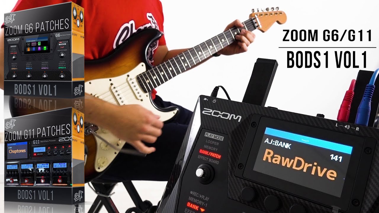 Zoom G11 / G6 Patches | BoDS1 vol1 | Playthrough - YouTube